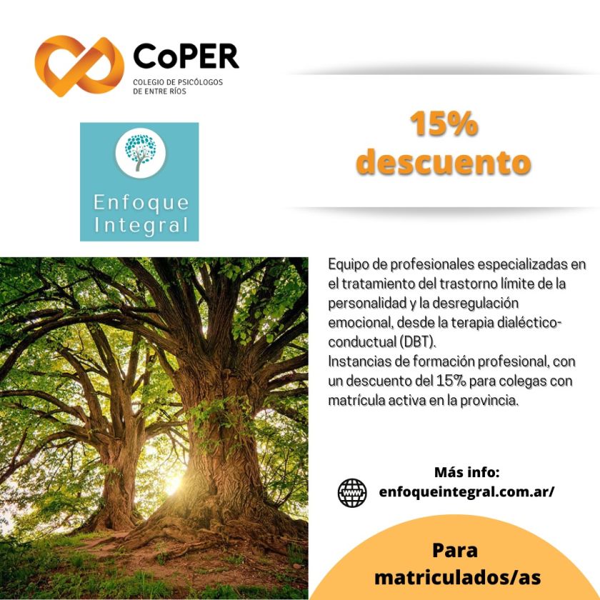 CoPER | Colegio de Psicólogas y Psicólogos de Entre Ríos - Convenios y Beneficios